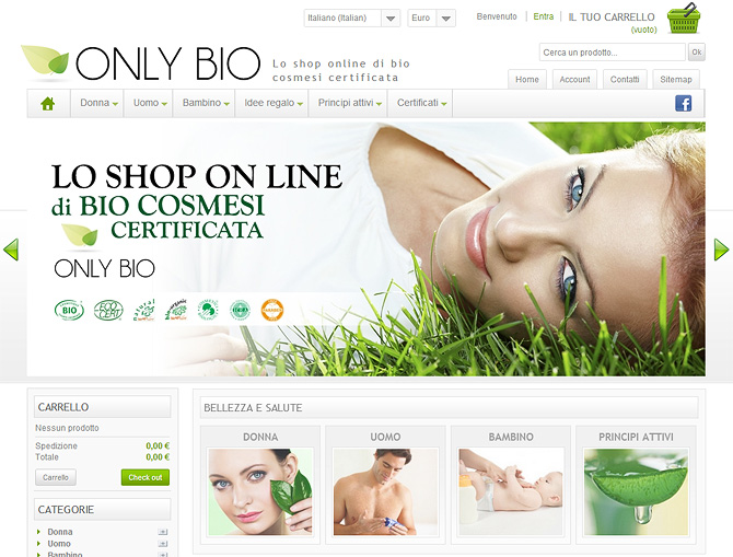 My Favourite Cosmetics: Only Bio - L'e-commerce dedicato interamente ...