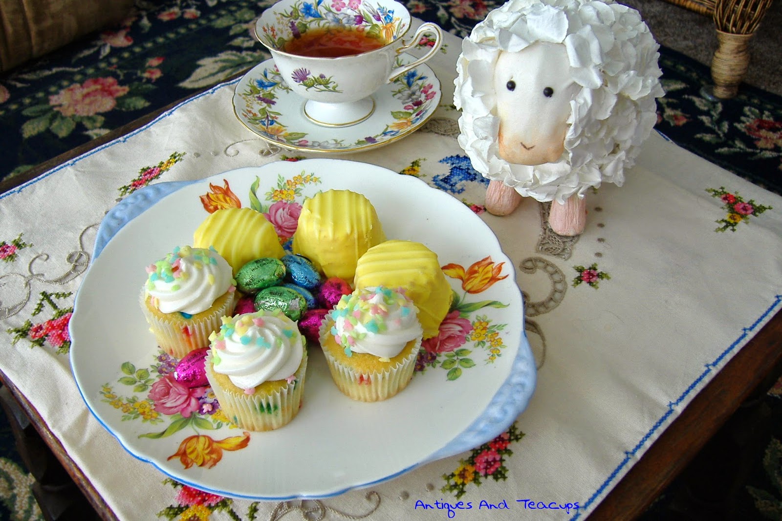 Antiques And Teacups: Tuesday Cuppa Tea Easter Week, Shelley Spring ...