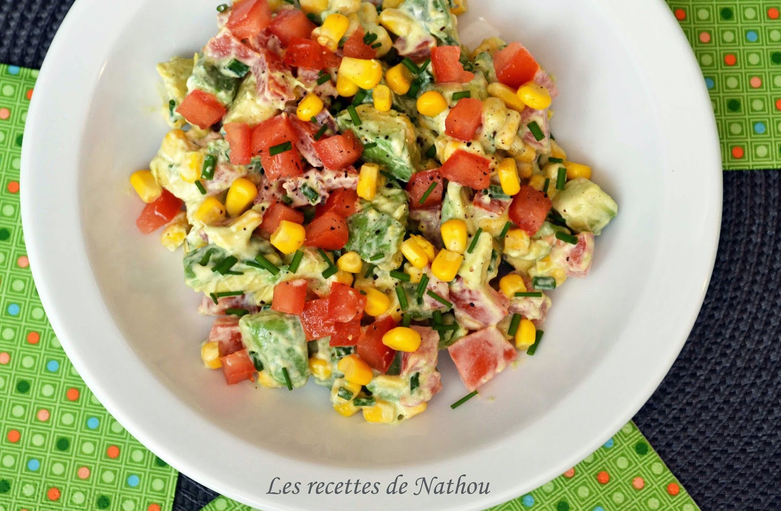 Ma cuisine au fil de mes idées...: Salade à la mexicaine
