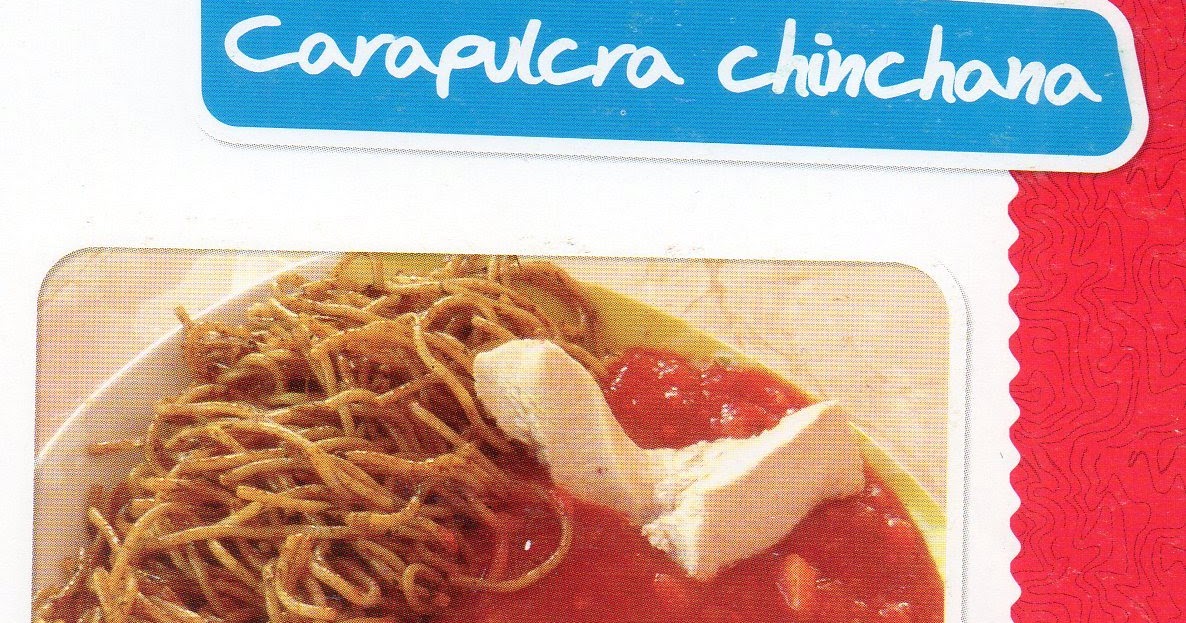 Recetas Comidas Peruanas: CARAPULCRA CHINCHANA