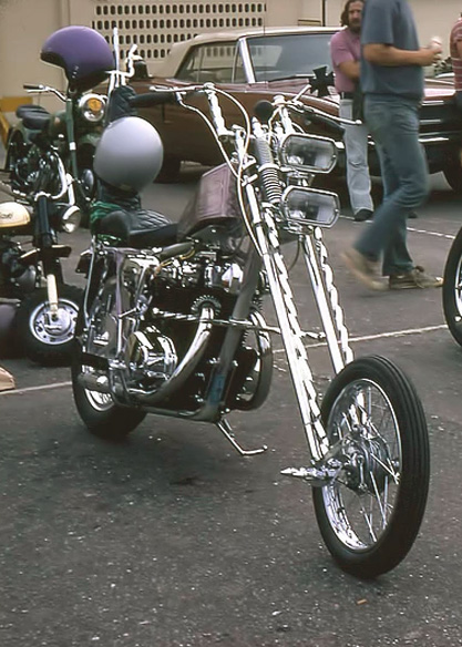 ZZ chop: sweet little Honda chopper