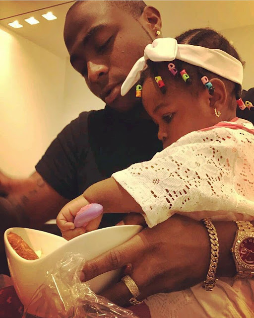 BLOG: Davido shares adorable photo with daughter Imade!