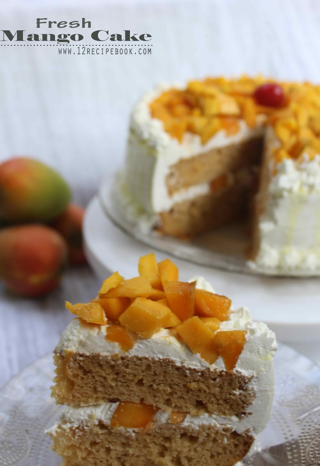 Fresh Mango Cake - Cookpad Book