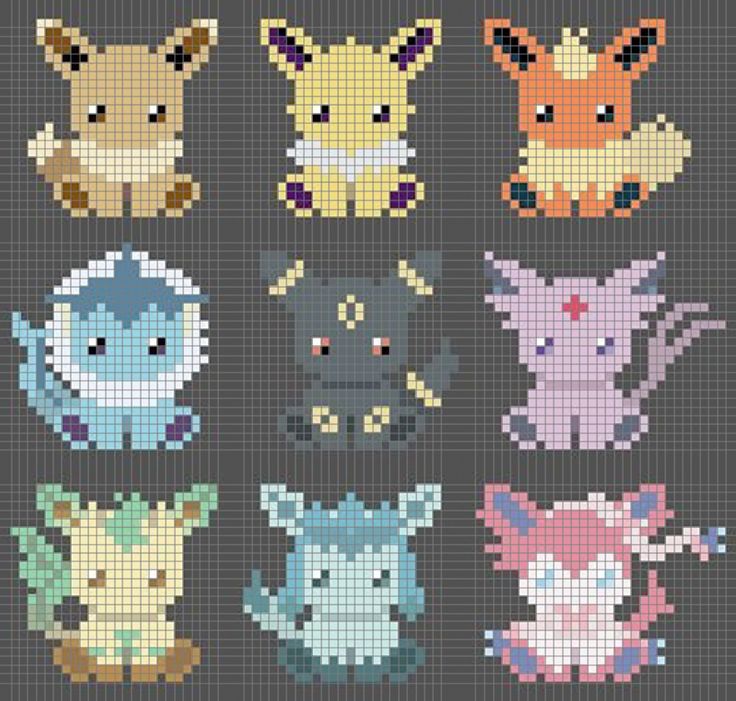 Cindy's Craft Corner: Evee C2C Pokemon blanket
