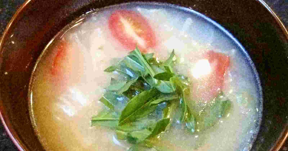 Recipes for Tom: Hoshi-kaibashira to hakusai no misoshiru / miso soup ...