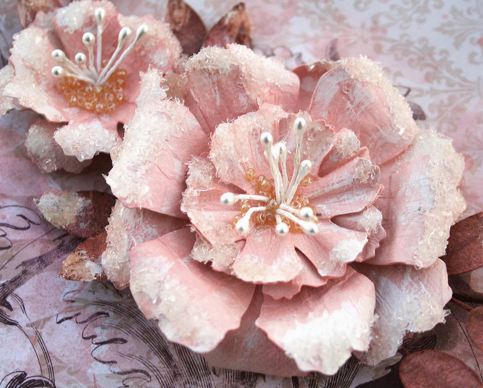 Scrap, Travel, and Bark!: Video tutorial to make Elegance, a sugared flower