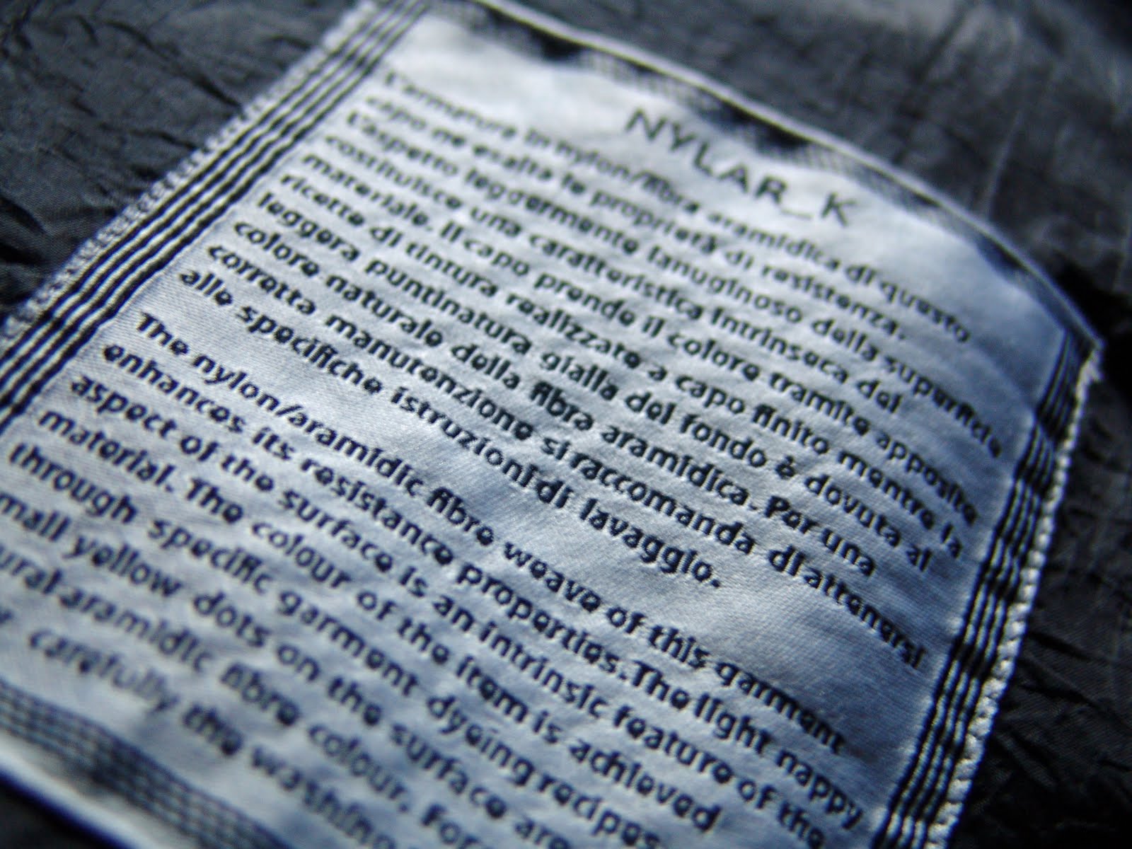 Weekend Service: Stone Island Spring/Summer 2010 Nylar_K Parka