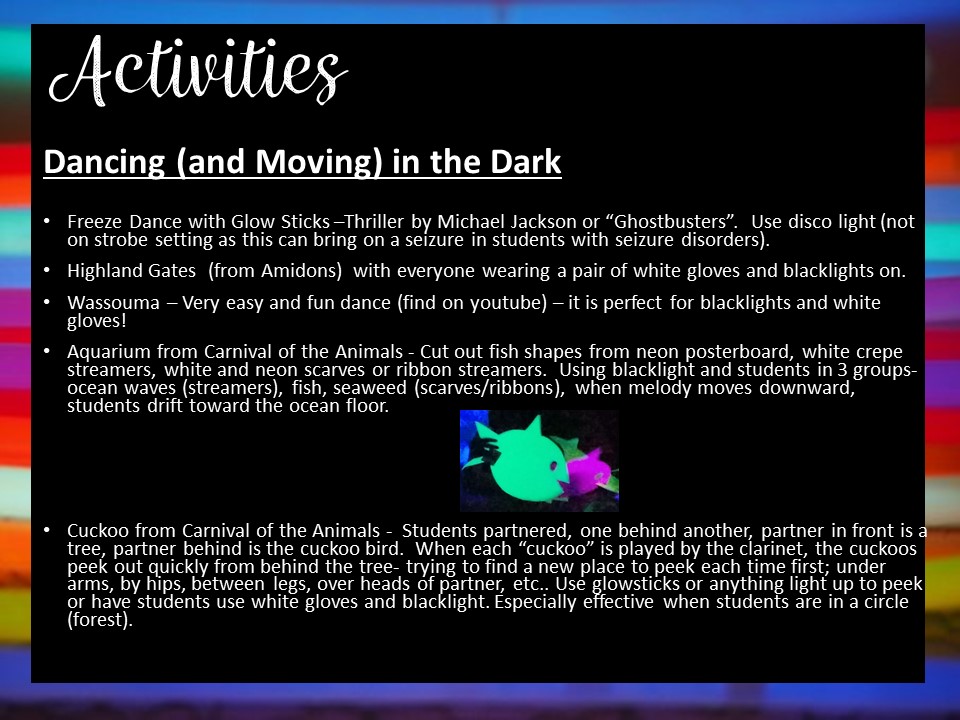 O For Tuna Orff: Glow in the Dark Music Class (Party)