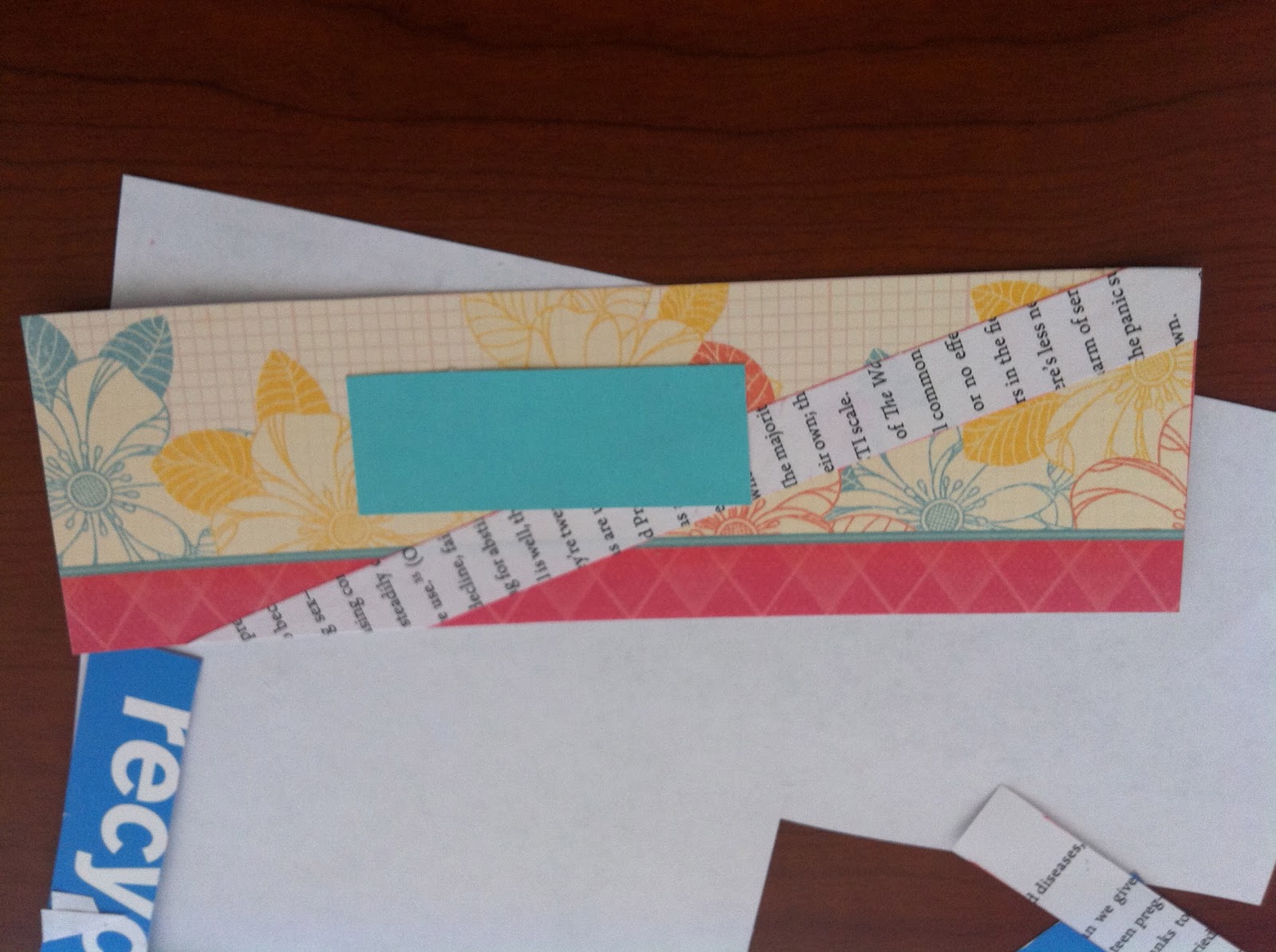 Runs on Glitter: Let's Get Crafty: Bookmark Place Cards