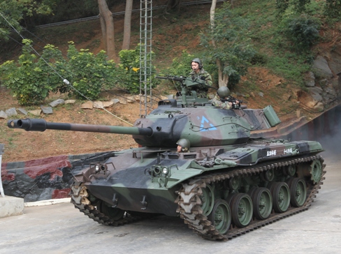 國防事務研究中心: 武器大觀─M41輕型坦克與M41D輕型坦克