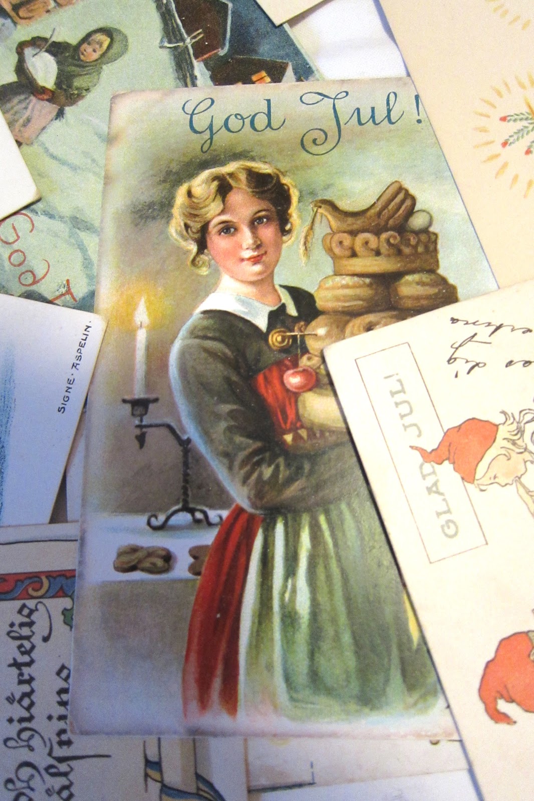 Min lantliga dröm: Gamla julkort