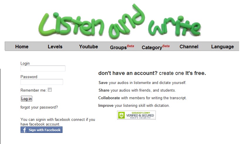 Web 2.0 Applied to English Teaching: Listen-and-Write