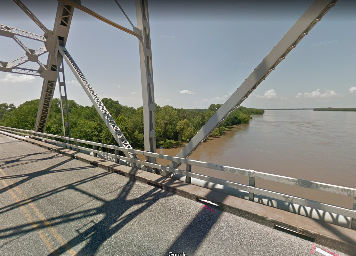 Industrial History: 1942 Road Bridge over Mississippi River at Chester, IL