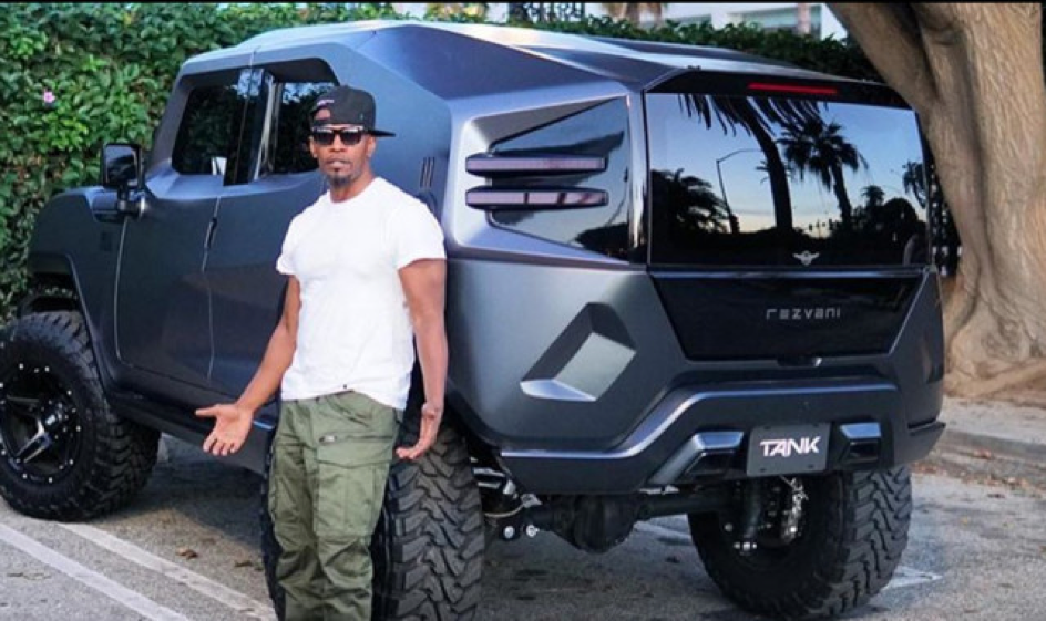 Jamie Foxx Spotted Driving the Rezvani Tank - AUTOMOLOGY: automotive ... Jamie Foxx Spotted Driving the Rezvani Tank - AUTOMOLOGY: automotive ...