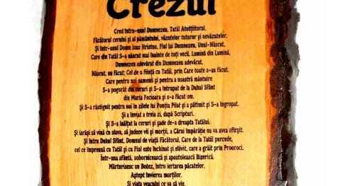 Credinta Si Iubire In Dumnezeu: Crezul sau Simbolul credintei