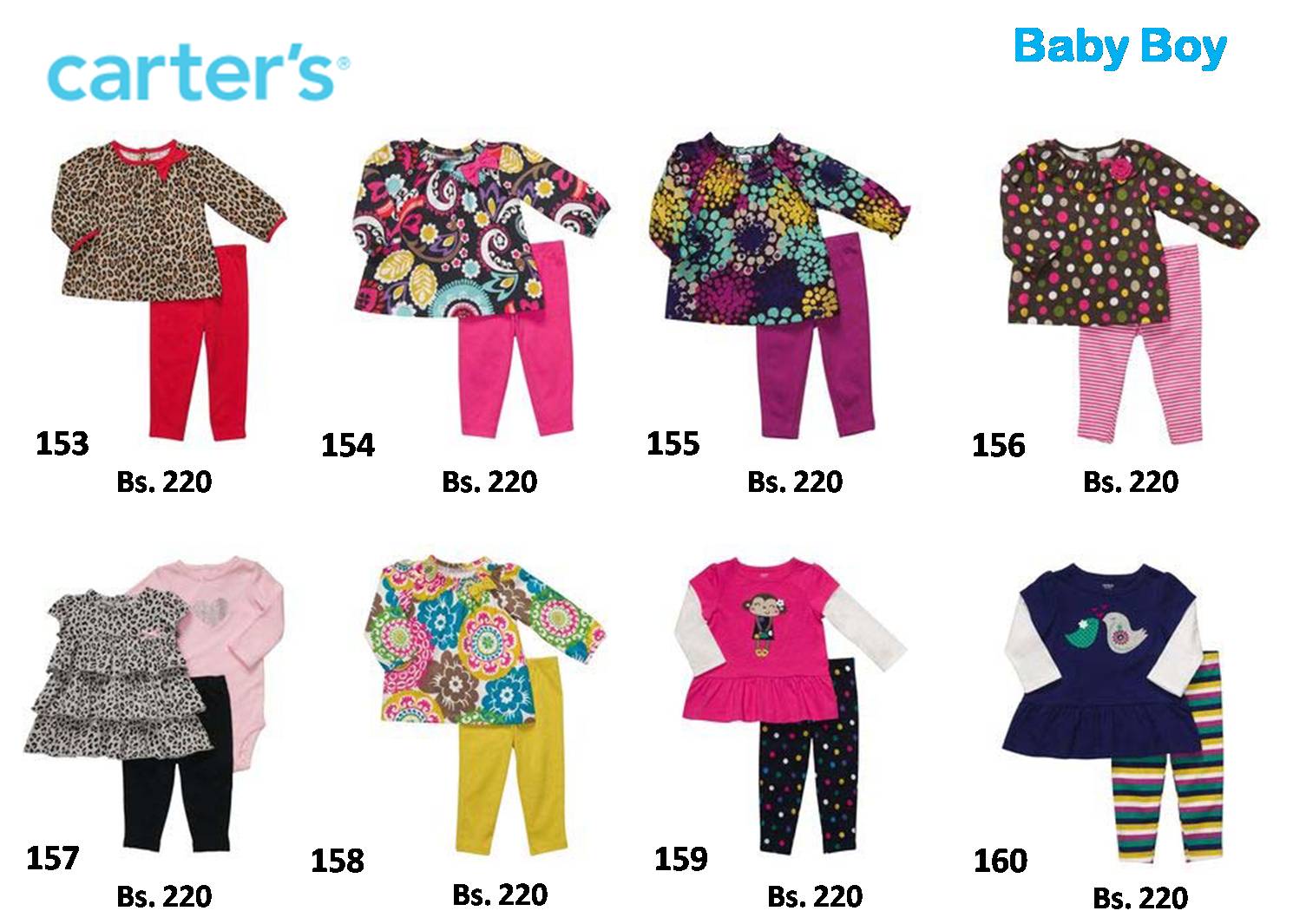 Venta de Ropa de niño marca Carter: Catálogo de Ropa de Niña