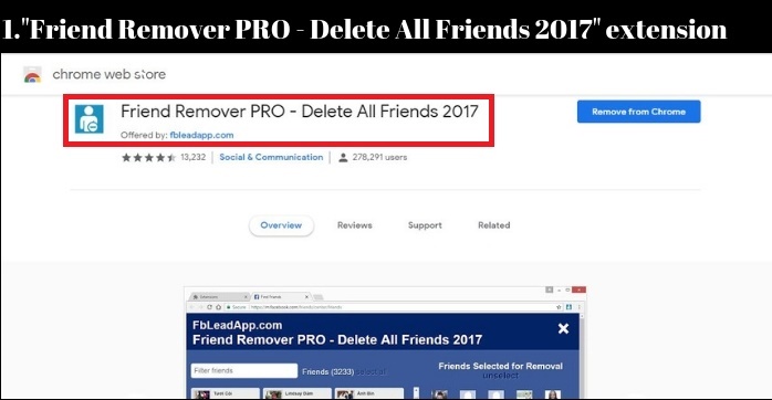 "Friend Remover PRO - Delete All Friends 2017 的使用方法