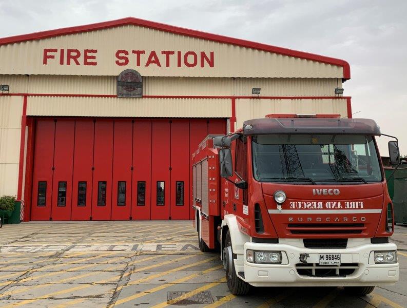 The Door Industry Journal: Osprey Door Safeguards Fire Station at Dubai ...