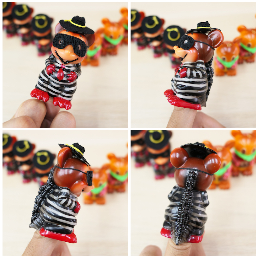 Ron English's Burglar & Burger Mini Mousezilla Micro Run from Blackbook Toy