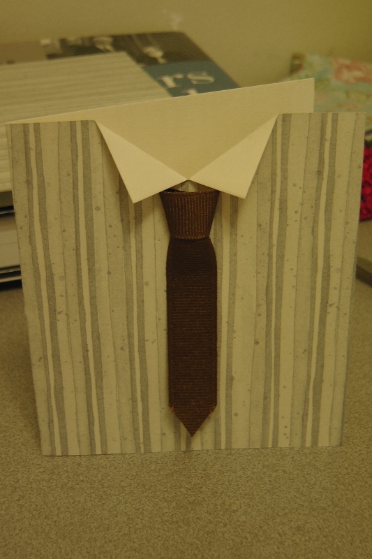 Mama Ruffles: Tie Card