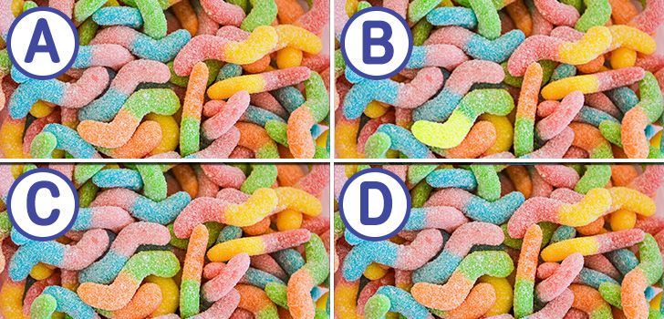 Spot the Difference! Candy Edition ~ Quiz Bee