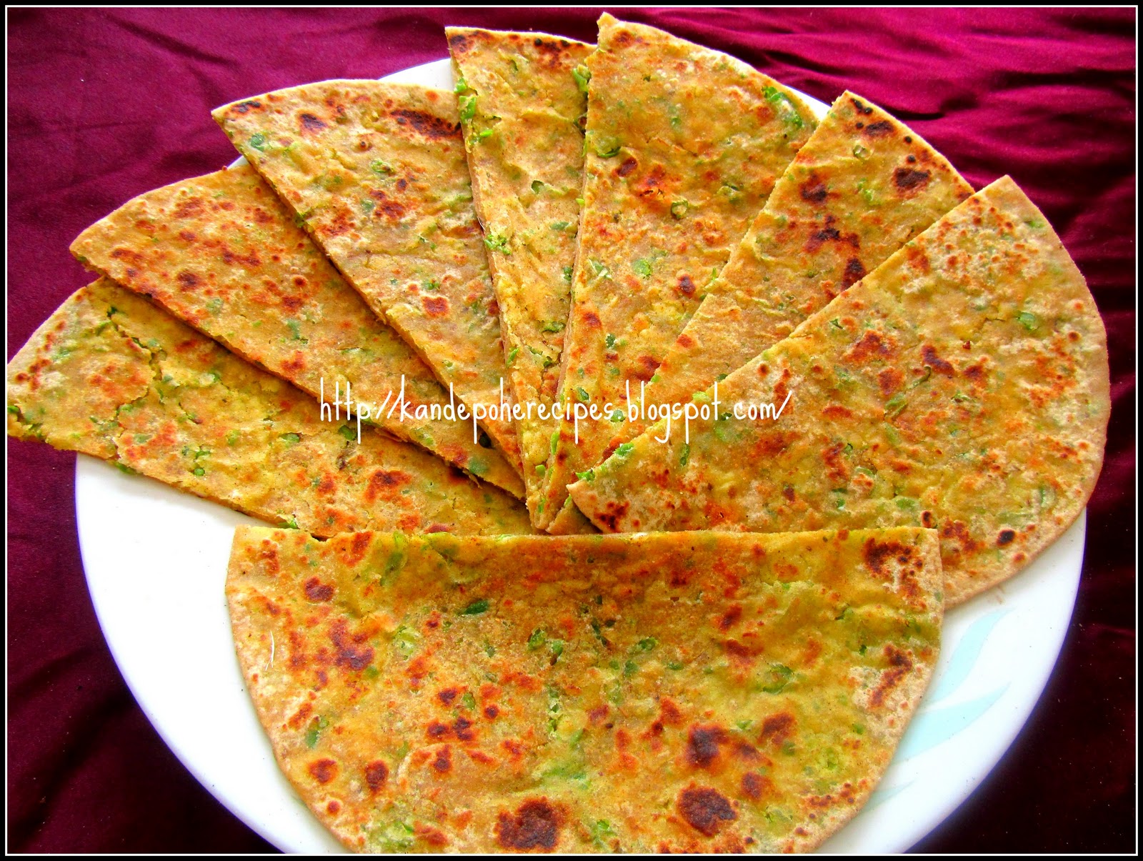 Matar Paneer Paratha | Spicy-Aroma