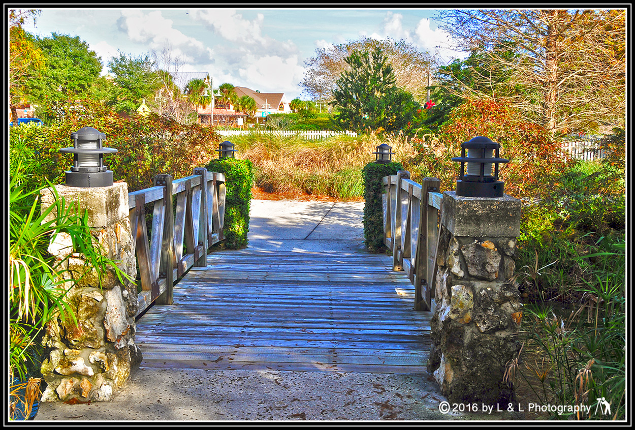 The Villages (Florida) Photos: Lake Sumter Landing - a little bridge in ...