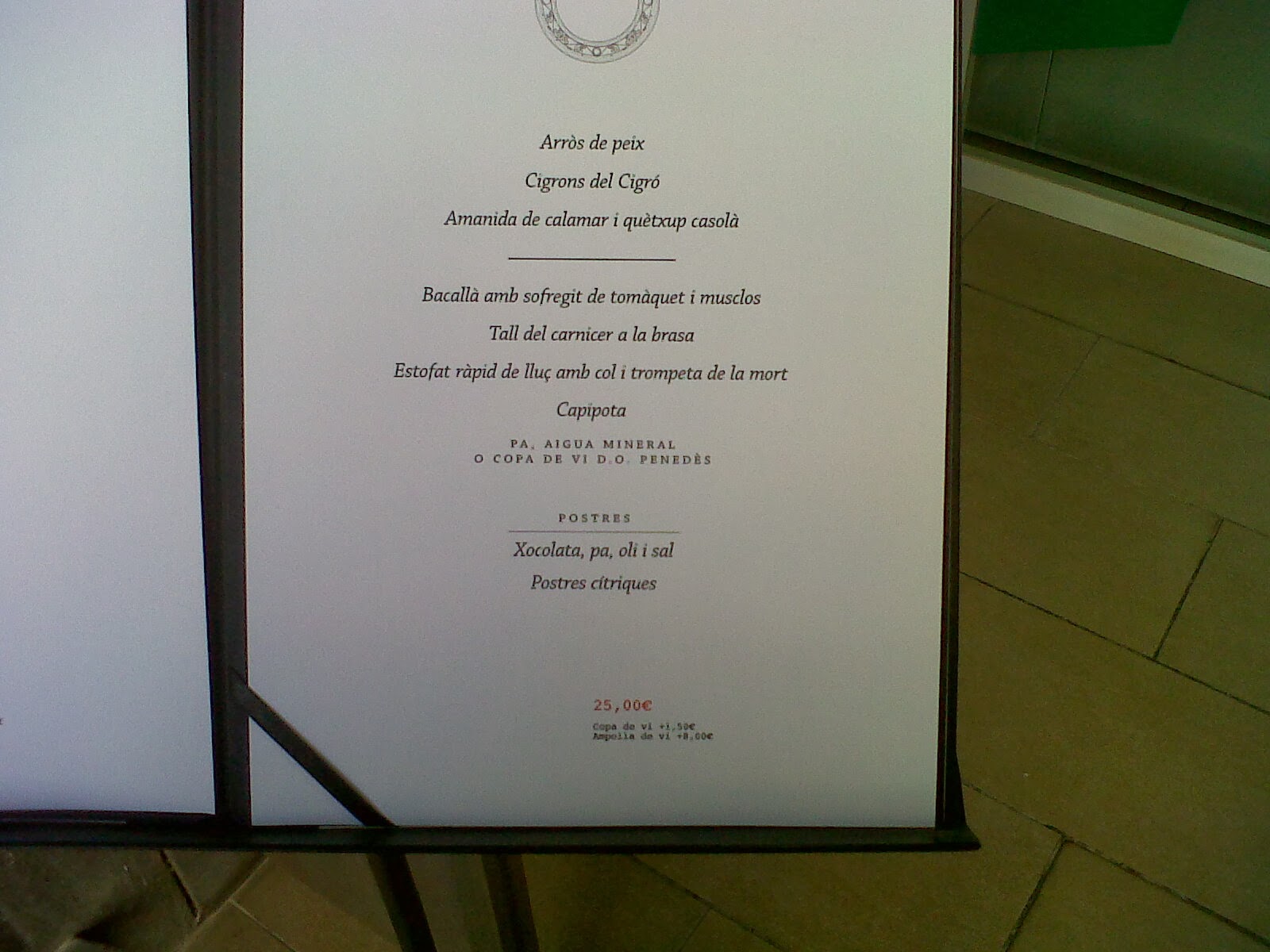 GULA GASTRONÓMICA: EL CIGRÓ D'OR (VILAFRANCA DEL PENEDÈS, BARCELONA)