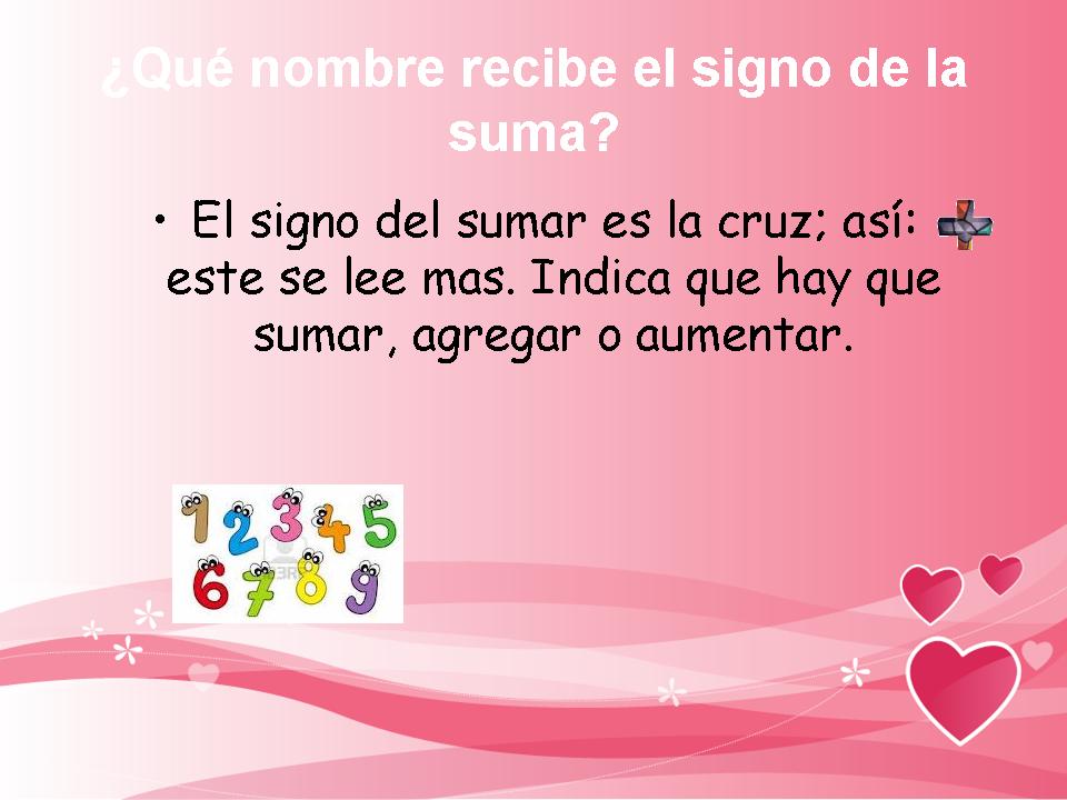 Sumando sumando yo aprendo