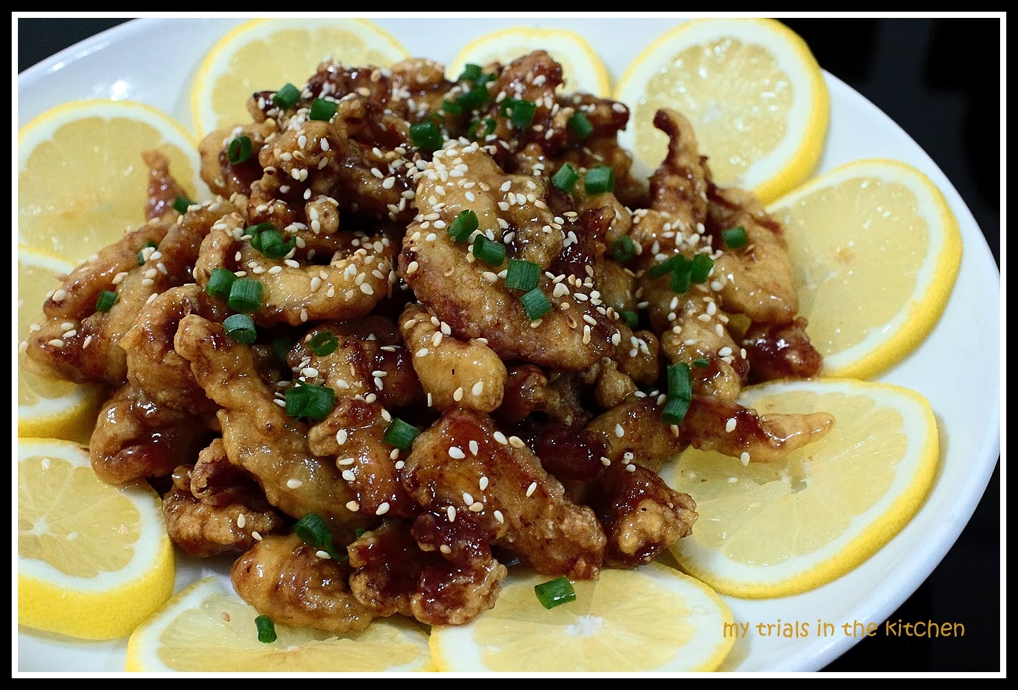 My Trials in the Kitchen: Crispy Lemon Chicken