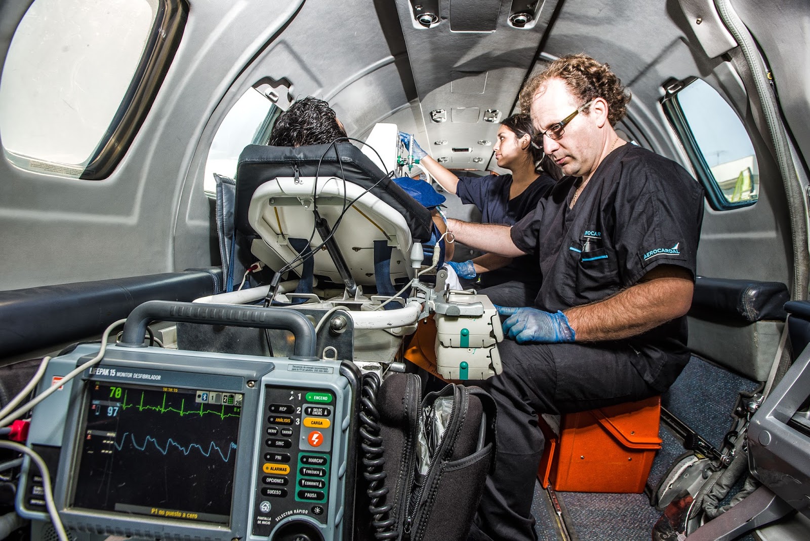 EDGAR AEROMEDICINA: Evaluación del paciente en estado crítico