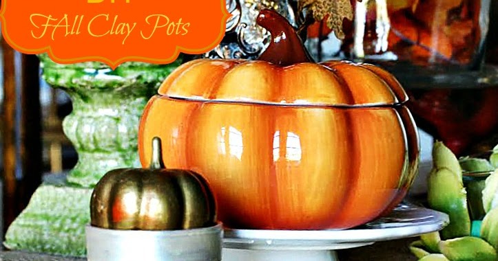 DIY Fall Clay Pot | At Home with Jemma