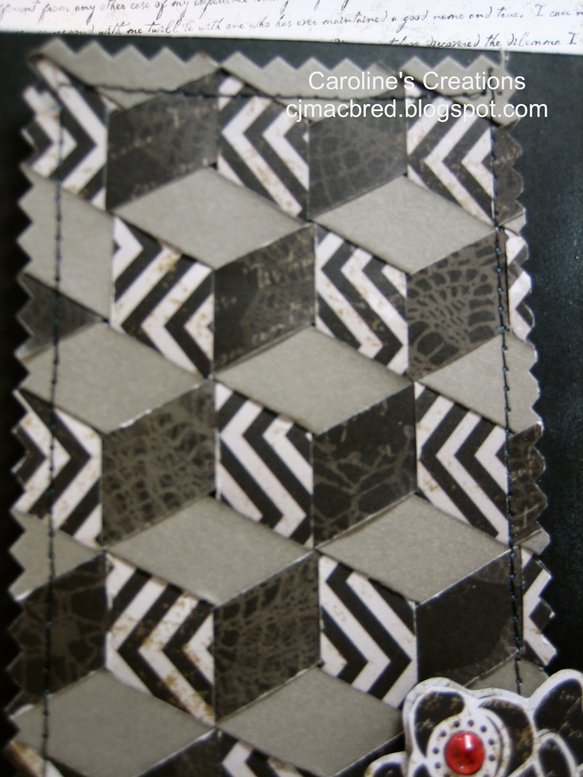 Caroline's Creations: Paper Tumbling Blocks...