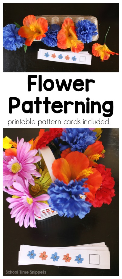 Flower Patterning | Spring Math Activity for Preschoolers | School Time ...