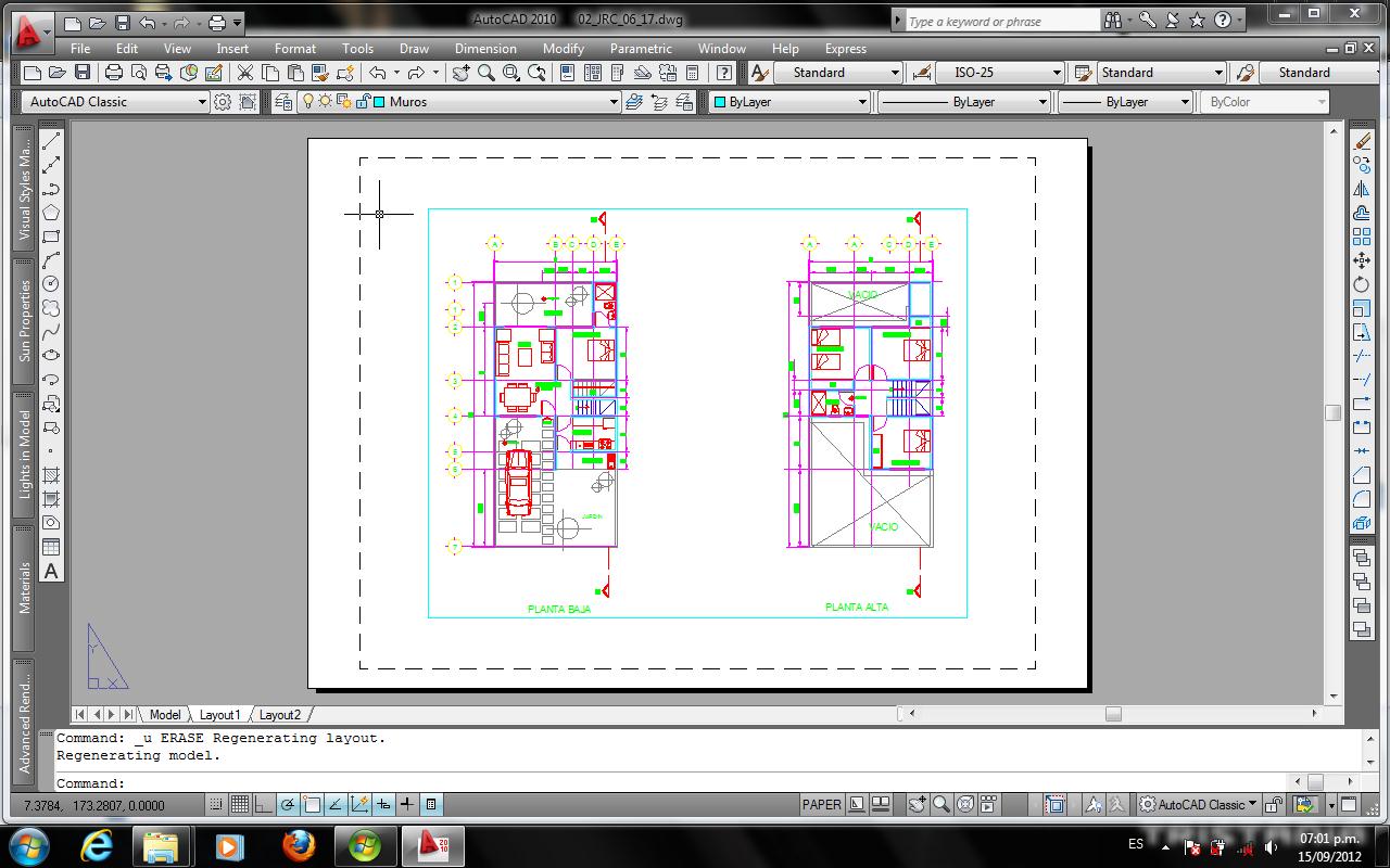 Dibujo de Proyectos Ejecutivos en la Industria de la Construccion: Lay out