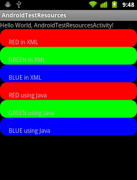 Android Coding Using Shape To Define Round Drawable 