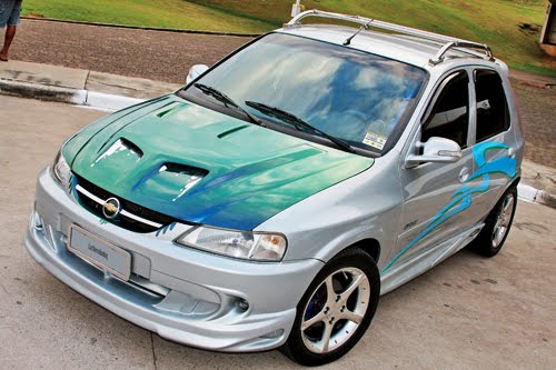 os carros: CELTA TUNADO