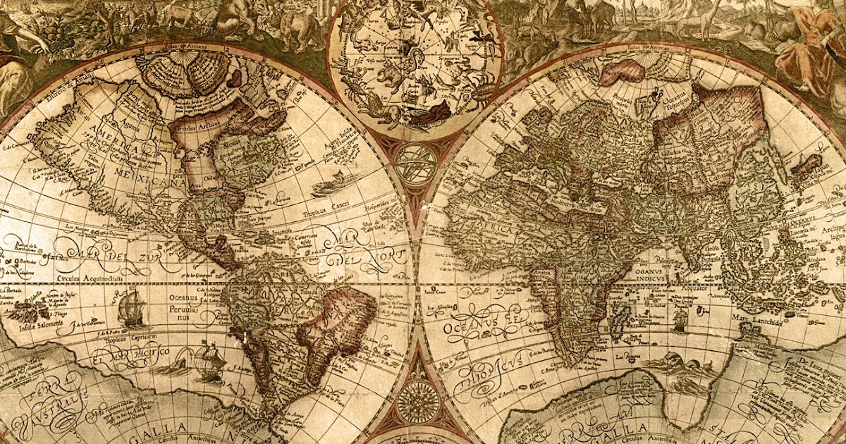 My art diary: Old map (collection 1).