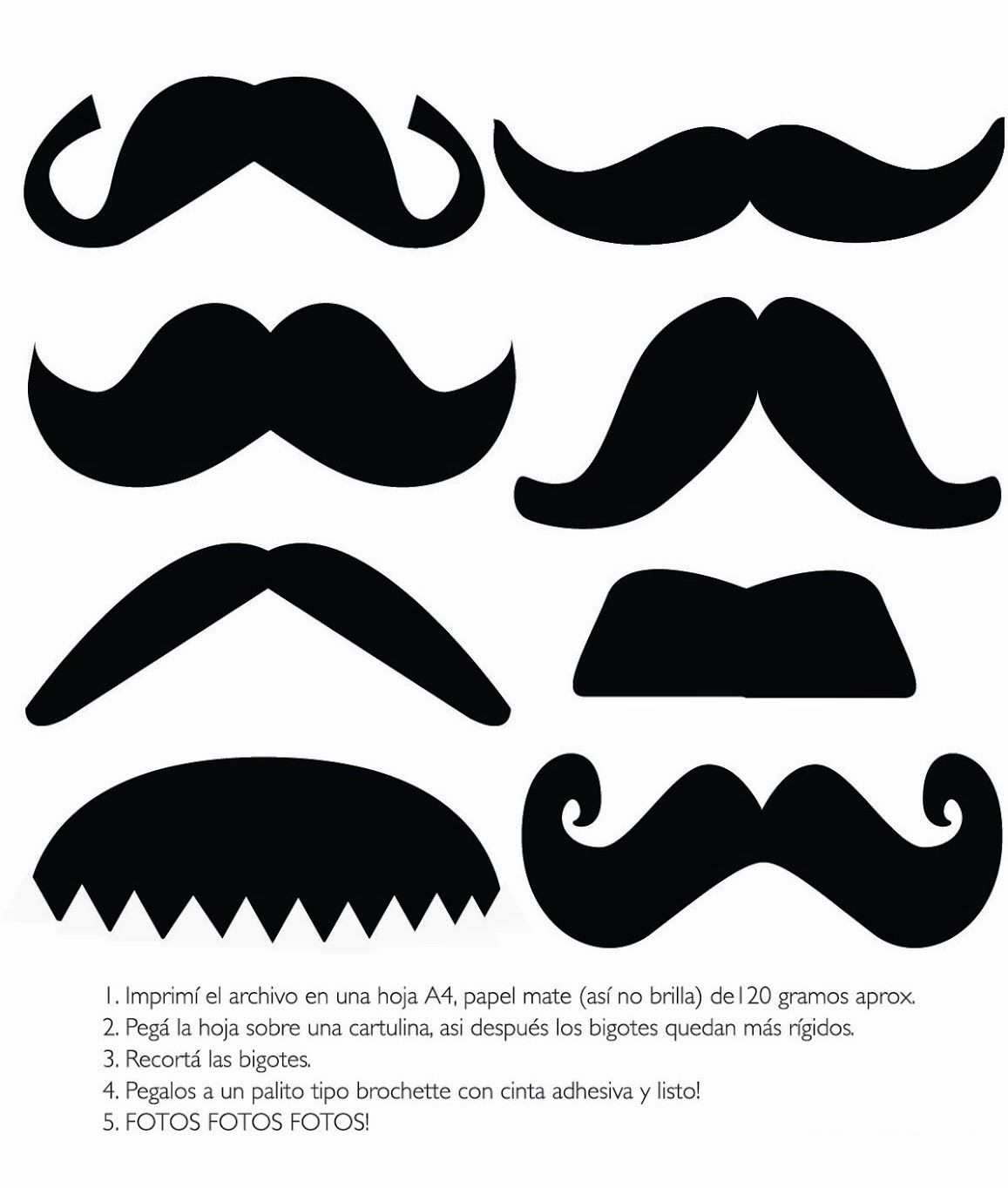 MIMOS E ENCANTOS DA EDUCAÇÃO : BIGODES PARA IMPRIMIR, RECORTAR E BRINCAR