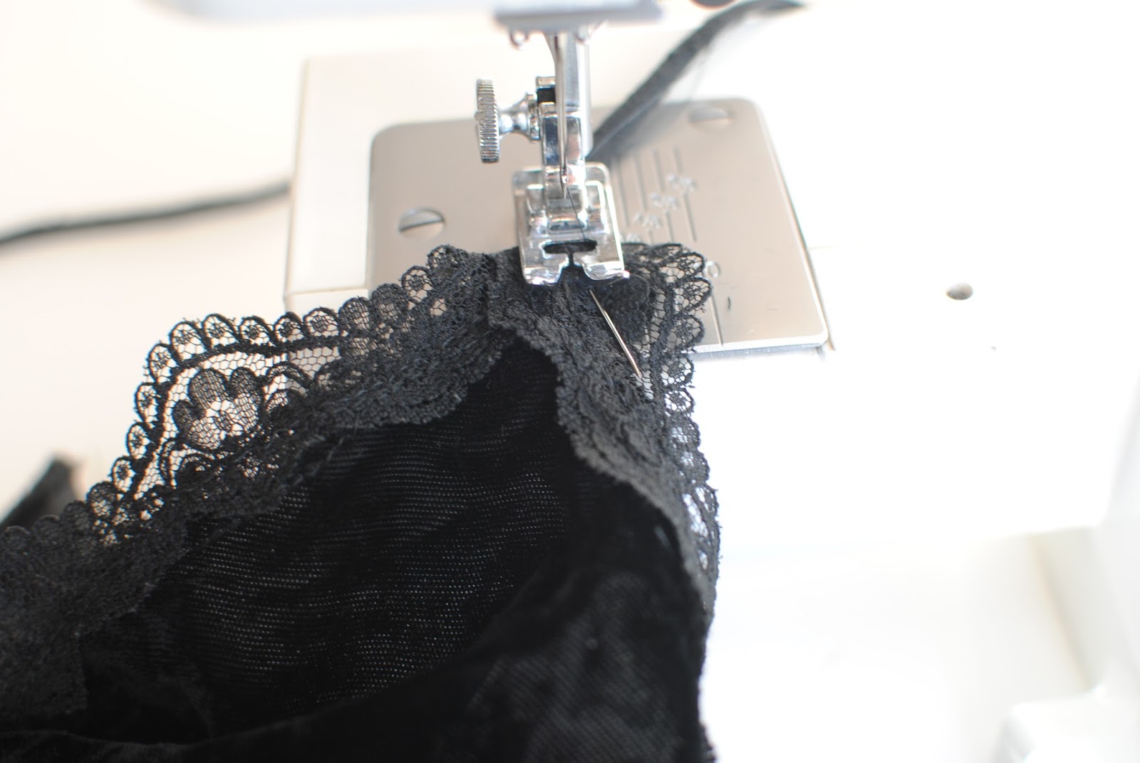Trash To Couture: DIY Slip Dress with Lace