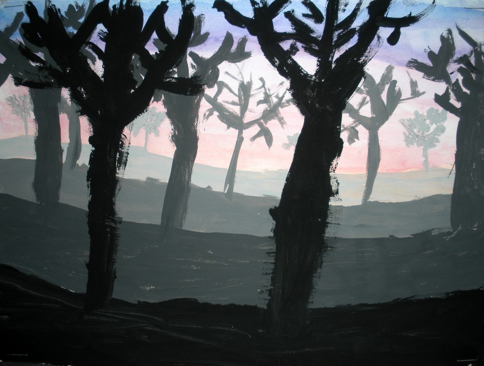 chucks, crayons, and a little creativity : Atmospheric Perspective ...