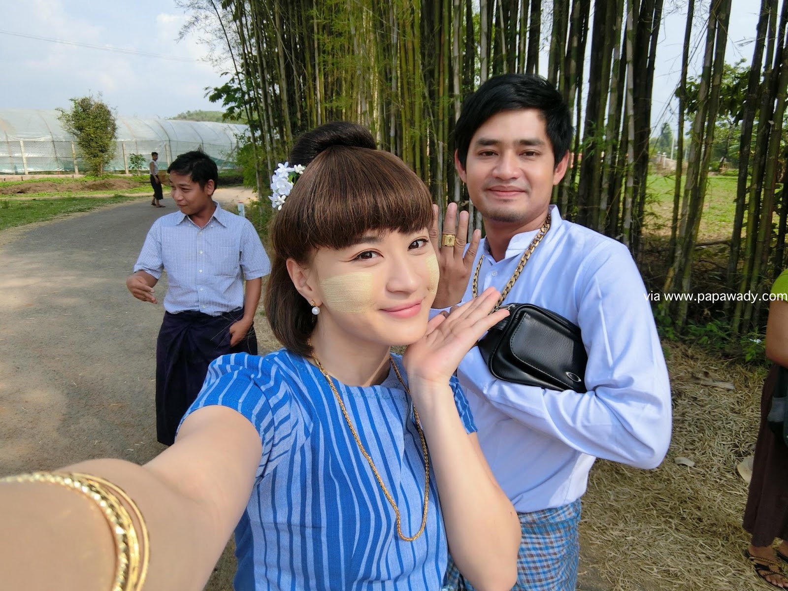 Wut Mhone Shwe Yi Behind The Scenes Photos In Pyin Oo Lwin