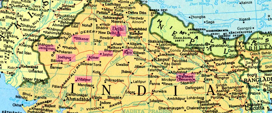 North India South India Map - United States Map