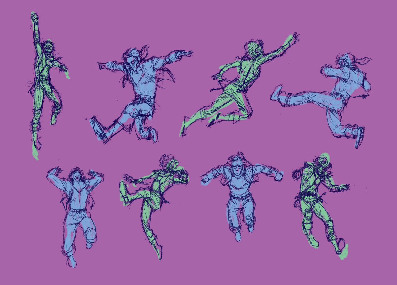 Kylie Kaye's Online Portfolio: Action pose practice