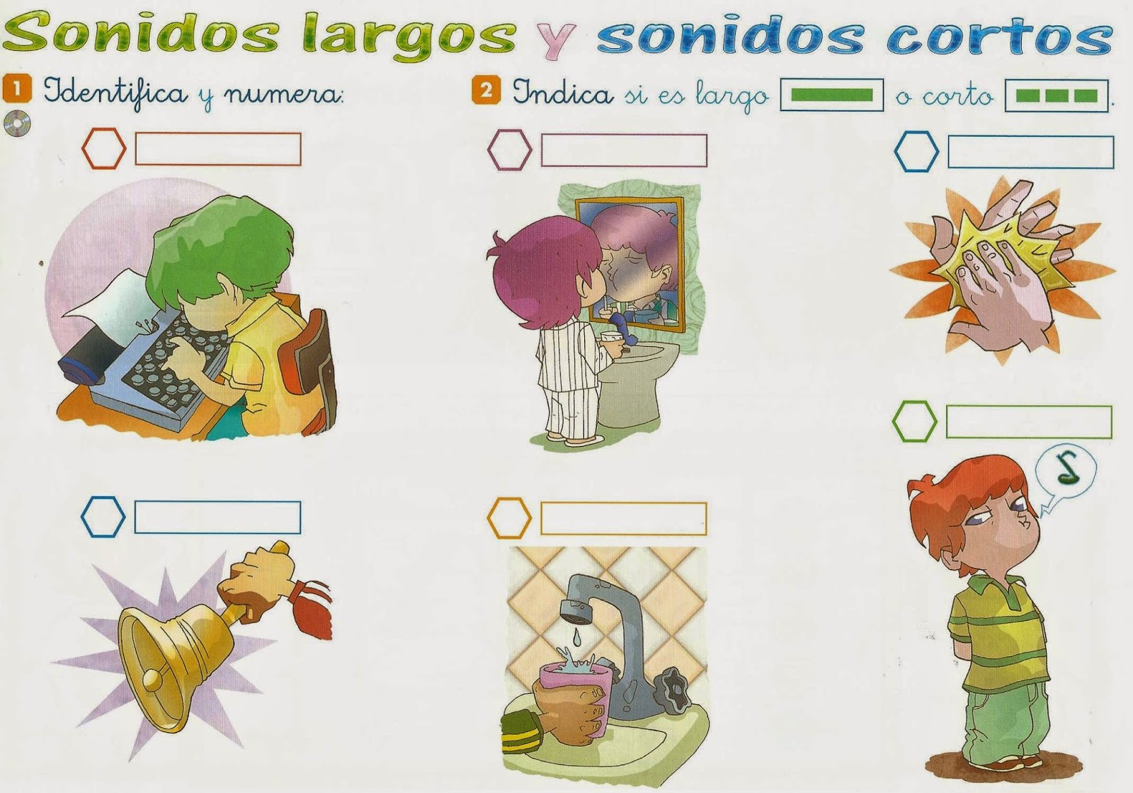 Música y otros ingredientes: Sonidos largos y cortos