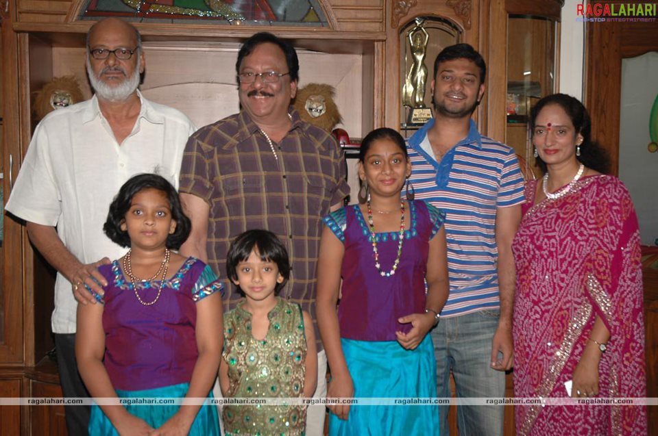 we love prabhas.. : krishnam raju his family photos