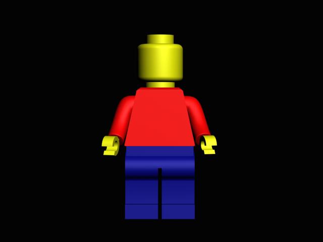 DES124 3D Work: Lego Man