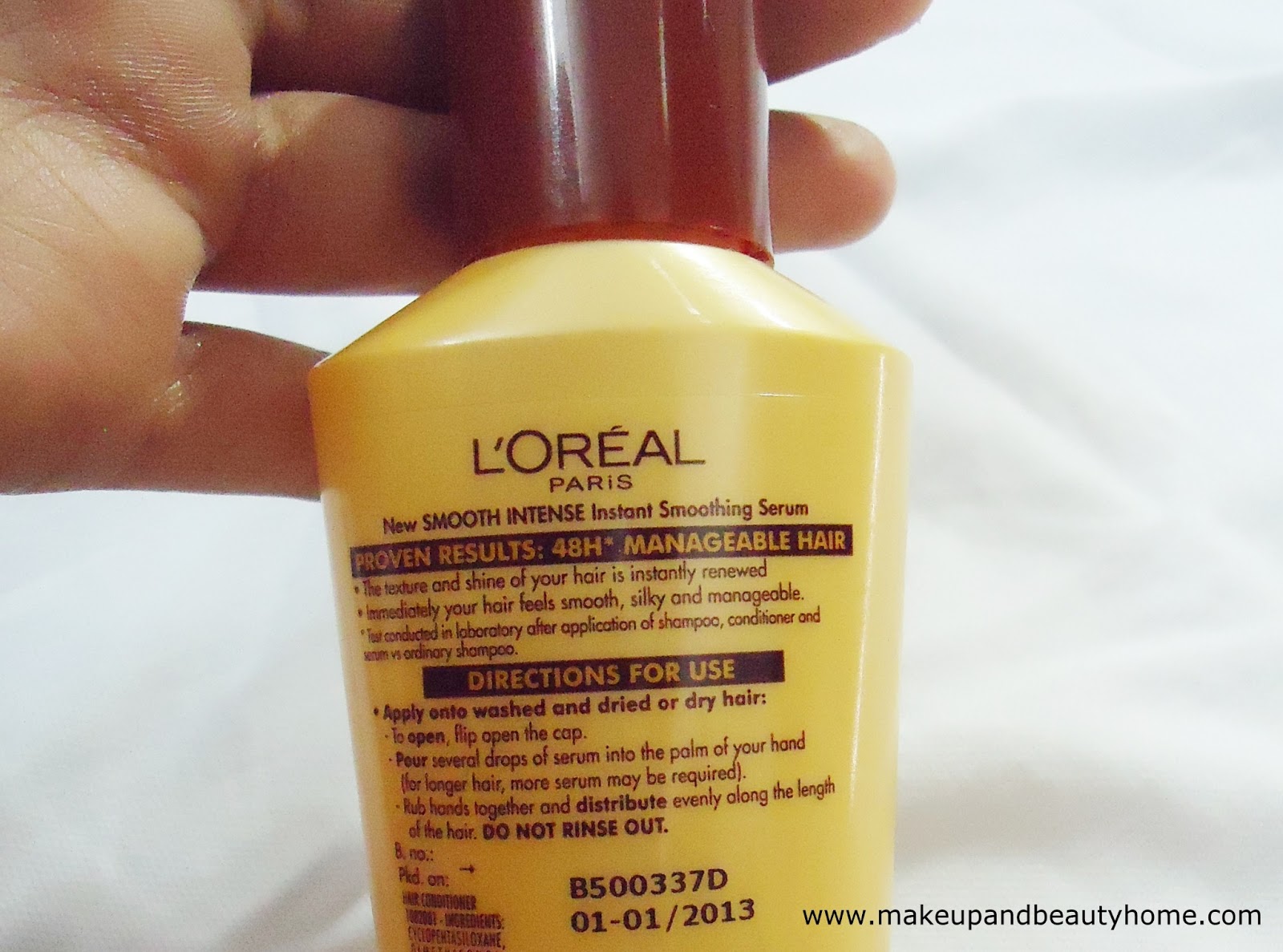 L'Oreal Paris Smooth Intense Instant Smoothing Serum Review