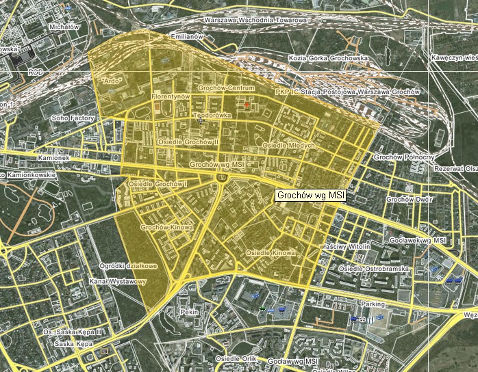 fajneMiejSCa: Podział Grochowa