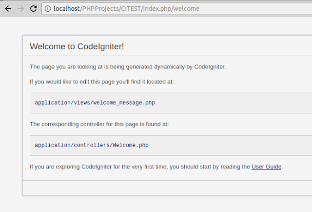 Getting Started With Codeigniter